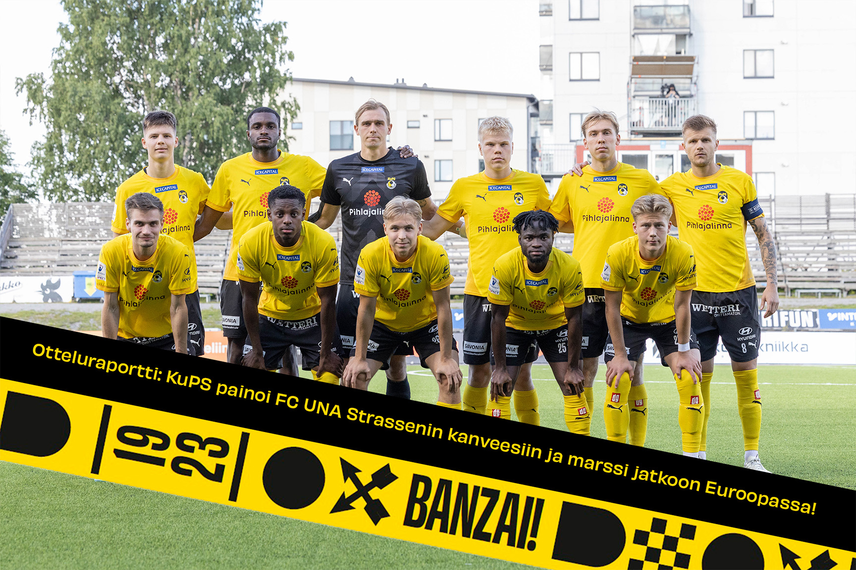Otteluraportti: KuPS painoi FC UNA Strassenin kanveesiin ja marssi ...